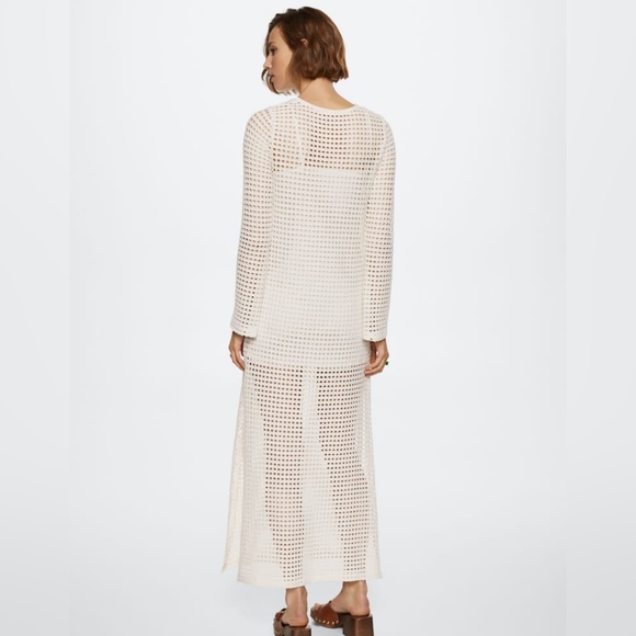 Mango | Dresses | Mango Openwork Maxi Dress | Poshmark